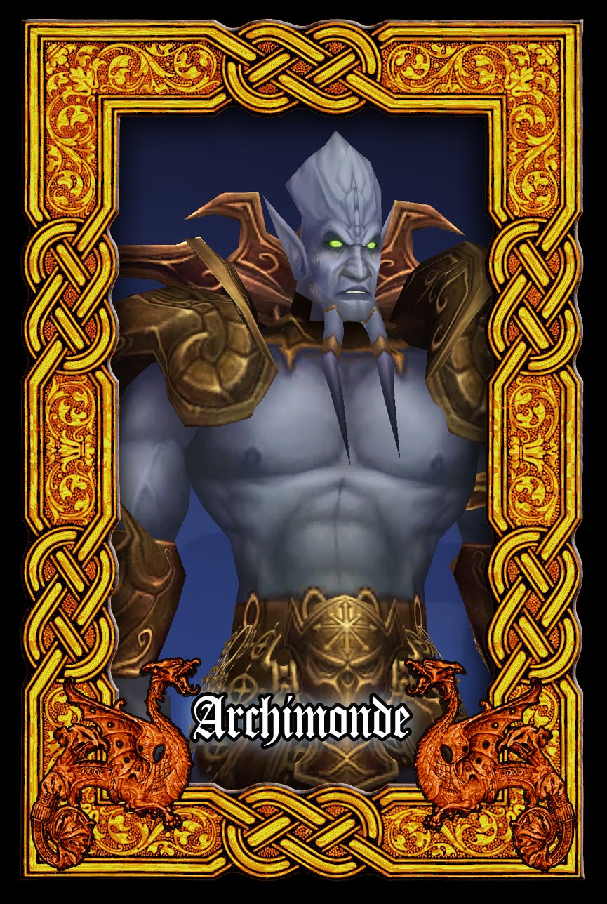 Sur la route de world of warcraft: Personnage - Boss - Archimonde