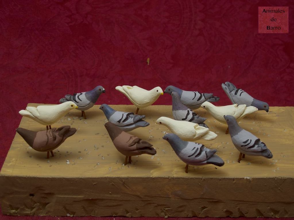 AnimalesDeBarro: Palomas