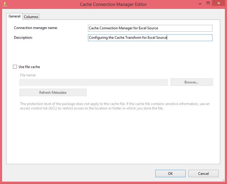 Simply SSIS: How to use a Cache Transform with Excel/CSV Source File