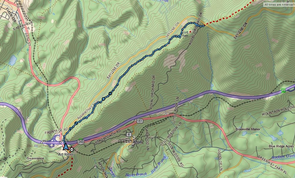 Oh To Be Hiking!: Rockfish Gap to McCormick Gap - The SNP 500