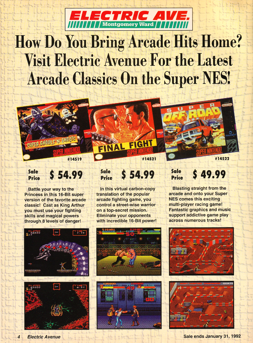 Vault 1541: Montgomery Ward Electric Ave. Catalog (January 1992)