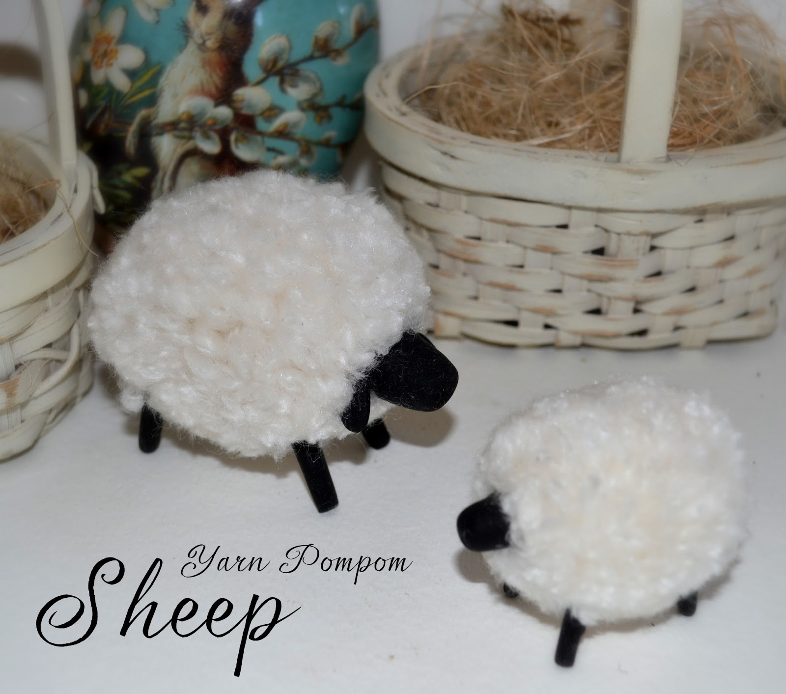 Easter Craft: How to Make a Pompom Sheep