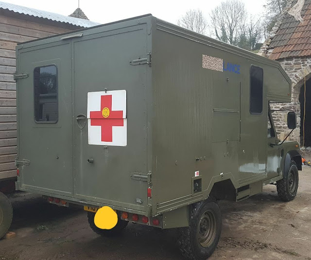 Landrover Defender: Land Rover Defender Ambulance Ex military Army ...