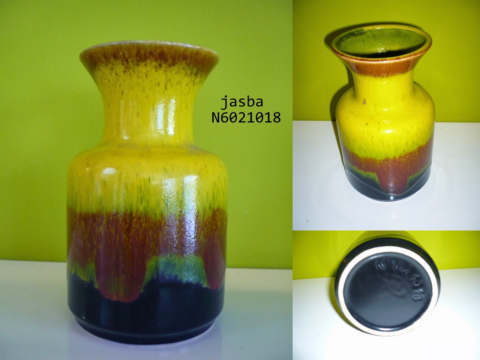 West-Germany keramiek ( Fat Lava ) : Jasba