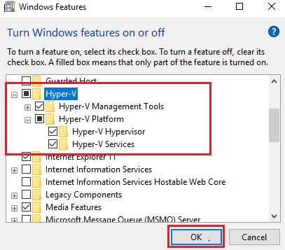 How to enable Hyper-V on Window 10 Machines