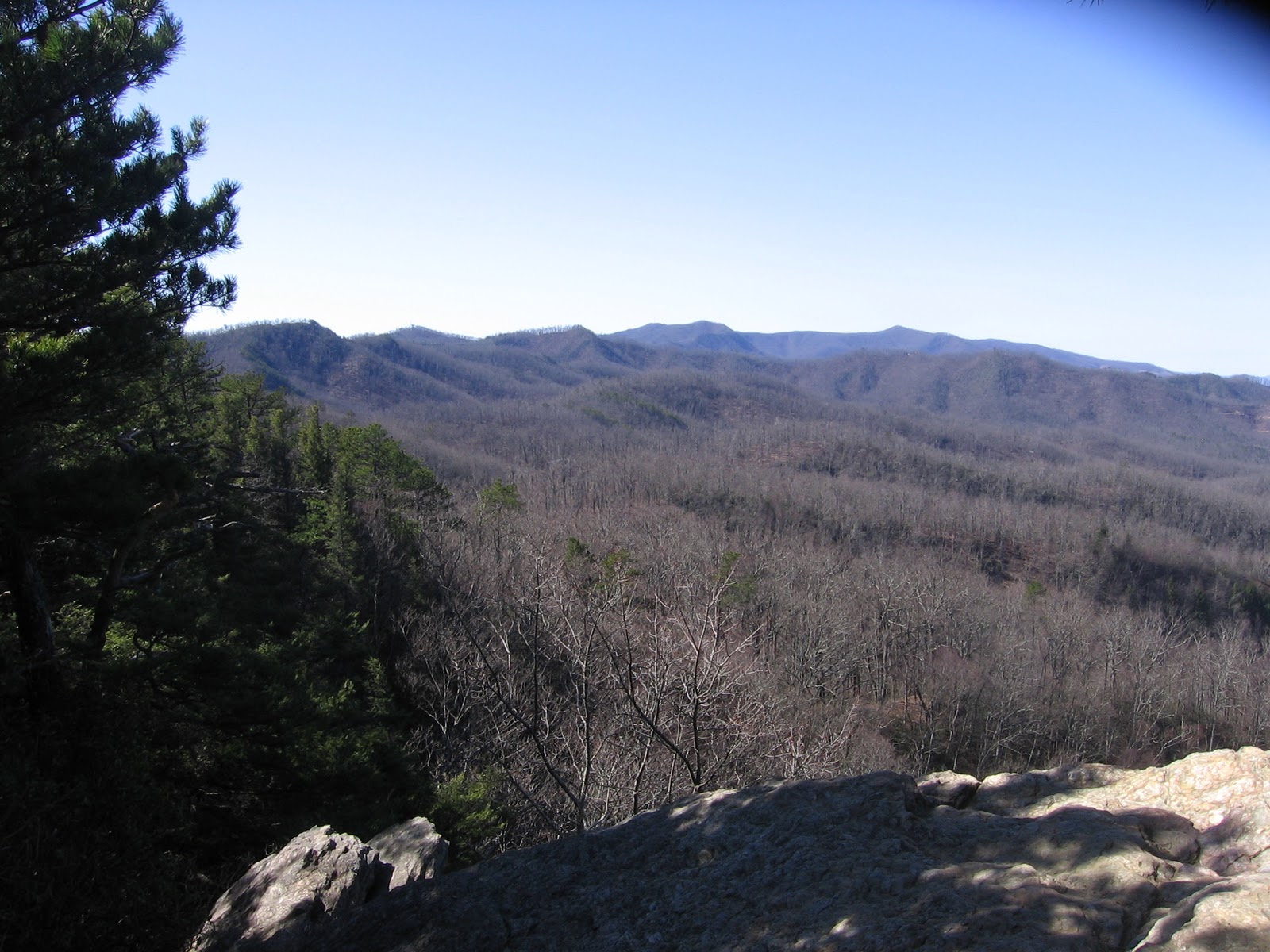 Relaxed Hiking NC: Youngs Ridge Trail to Kitsuma Peak 2/19/2011