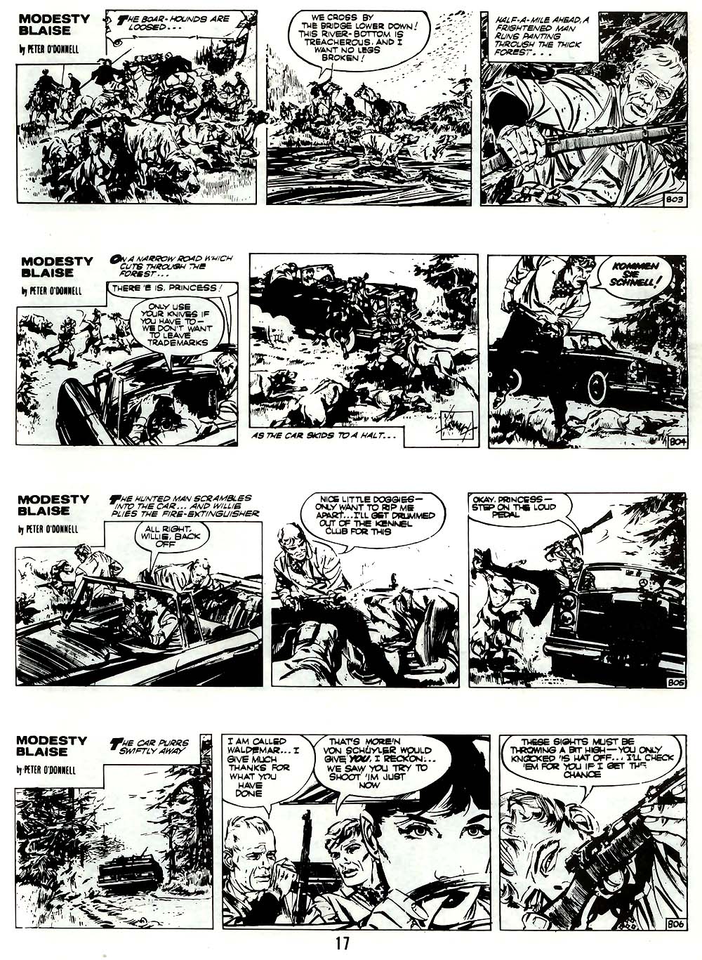 Hairy Green Eyeball 3: MODESTY BLAISE — "Top Traitor” — Complete comic ...