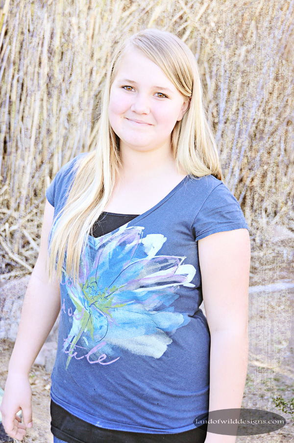 Land of Wild Designs Photography: Solana - 7th Grade Portraits