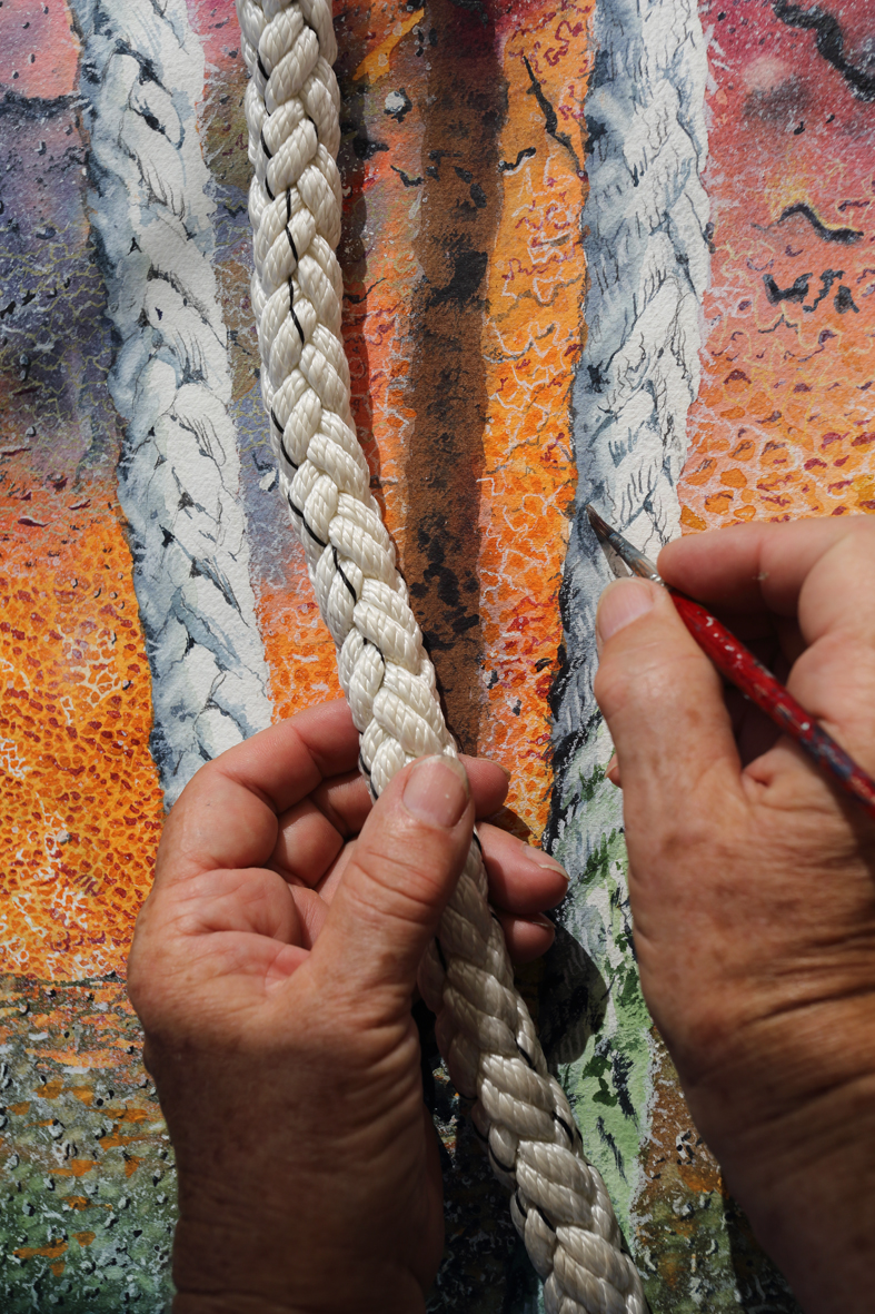 Artist Elizabeth Tyler: Rusty Wreck