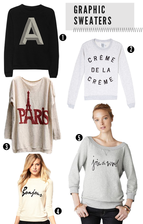 Fashion: Graphic Sweaters - Made By Girl