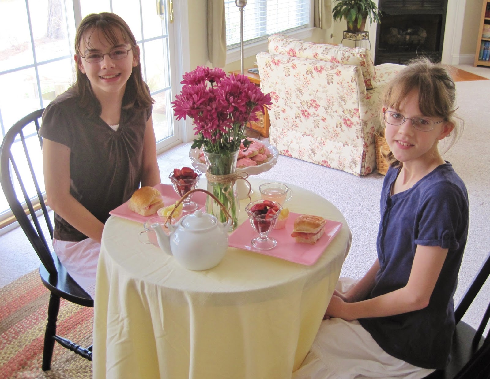 Our Spring Tea Party - Girls To Grow