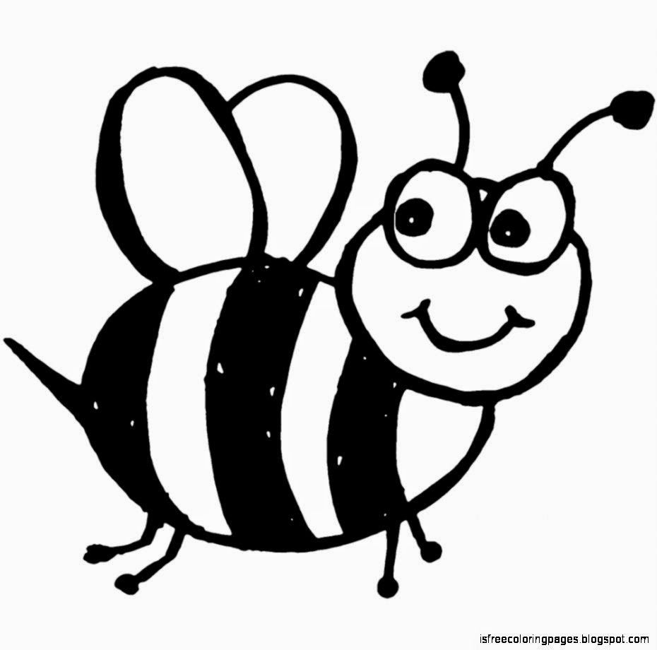 Small Printable Bee Coloring Pages Az Sketch Coloring Page