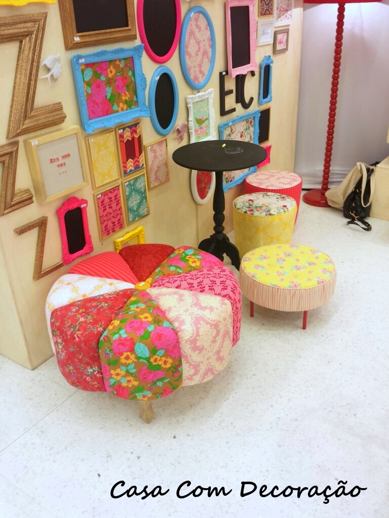 Casa Com Decoração- Blog de Decoração: Usando molduras coloridas