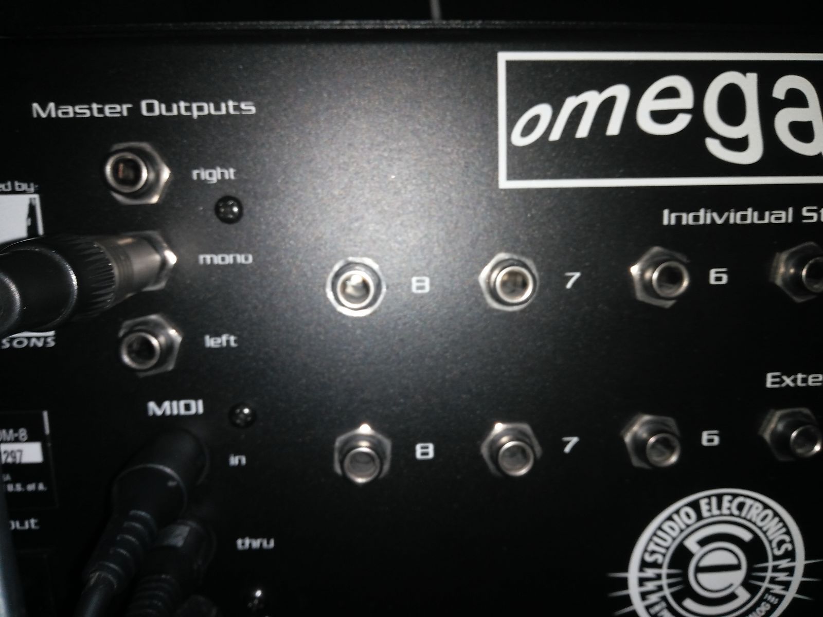 MATRIXSYNTH: Studio Electronics Omega 8 W/8xCS80 +Arp Filter/s