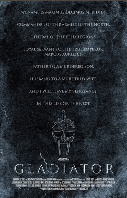 Gladiator: A Poster Selection - THE BOOM BOX IN THE PROJECTION ROOM