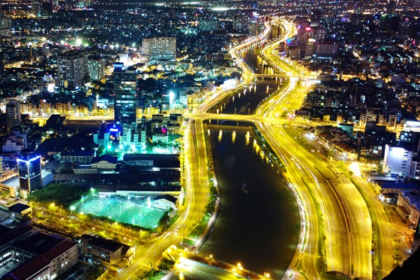 Sài Gòn lung linh về đêm - SKYLINE VIỆT NAM