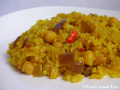 Easily Good Eats: Chickpea Pilaf Recipe
