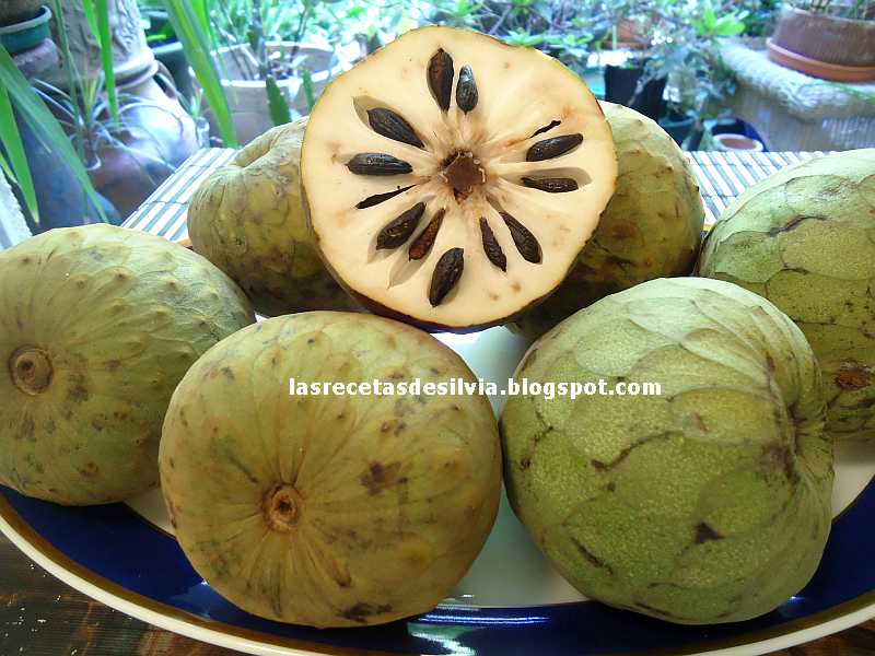Las recetas de Silvia: Propiedades de la Chirimoya o Guanábana