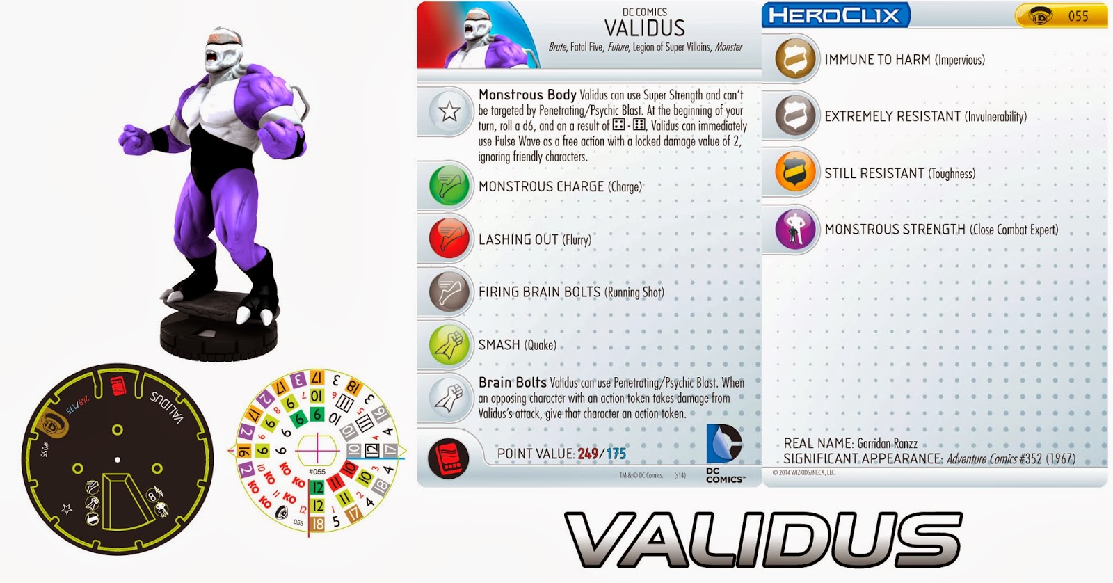 El Mundo de Ebyam: [Heroclix] Validus y figuras duo