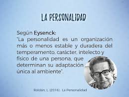 Hugo W Arostegui: Estabilidad De La Personalidad