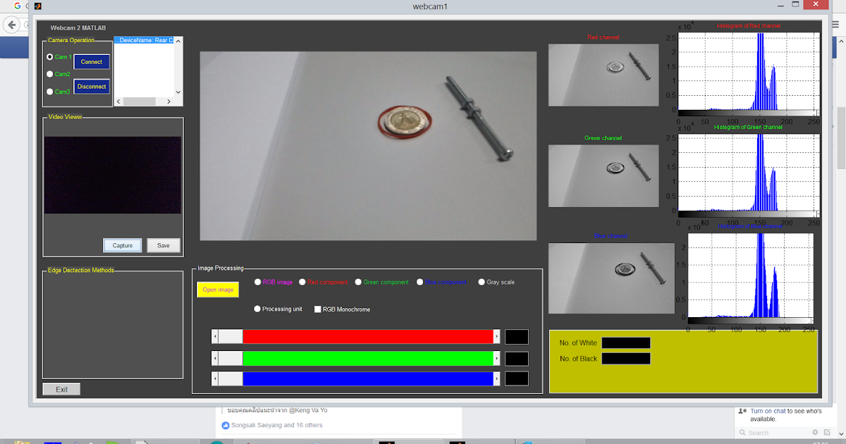 GUI MATLAB: Webcam base analysis ภาคต่อ