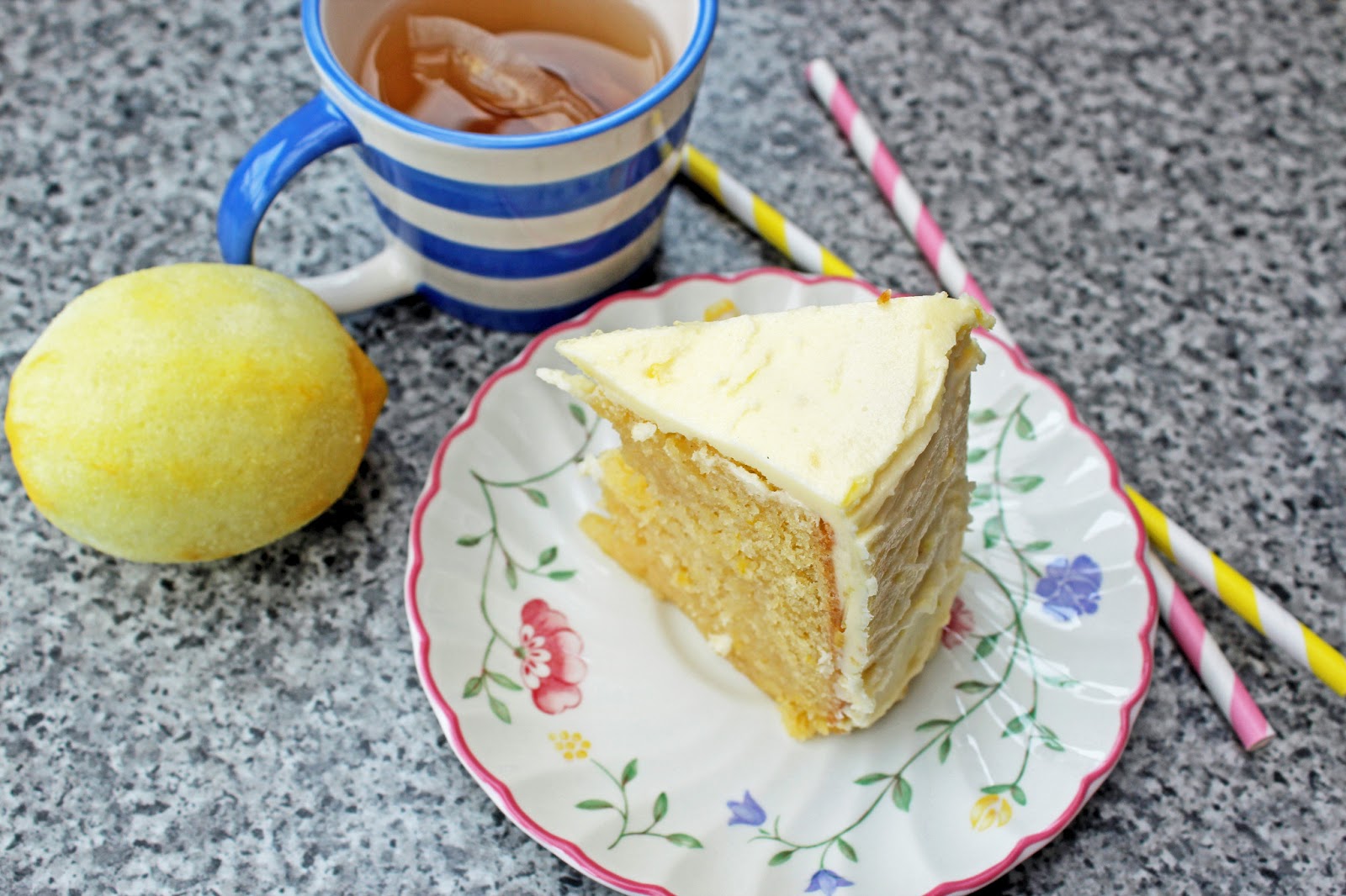 Hippopotamousse: Triple-Lemon Drizzle Birthday Cake