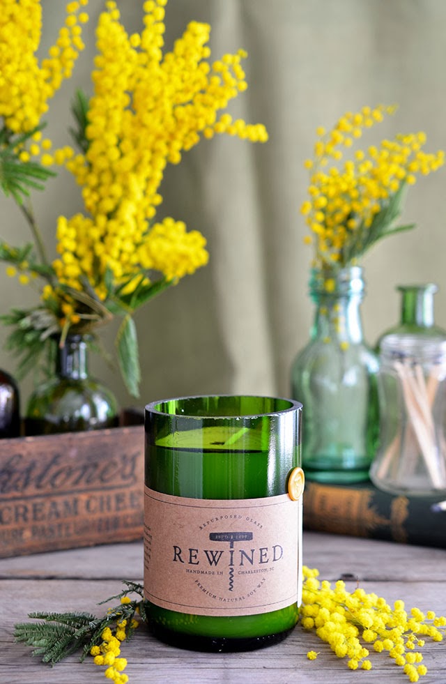Heart of Gold: Scenting the Home with Rewined Candles