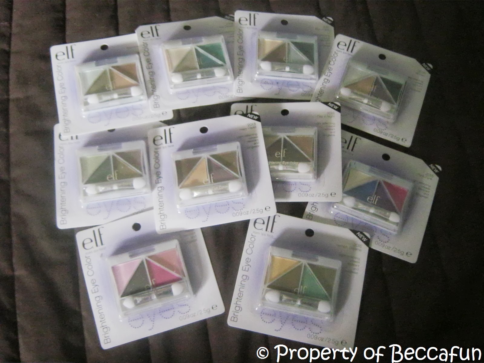 e.l.f Brightening Eyeshadow Quads