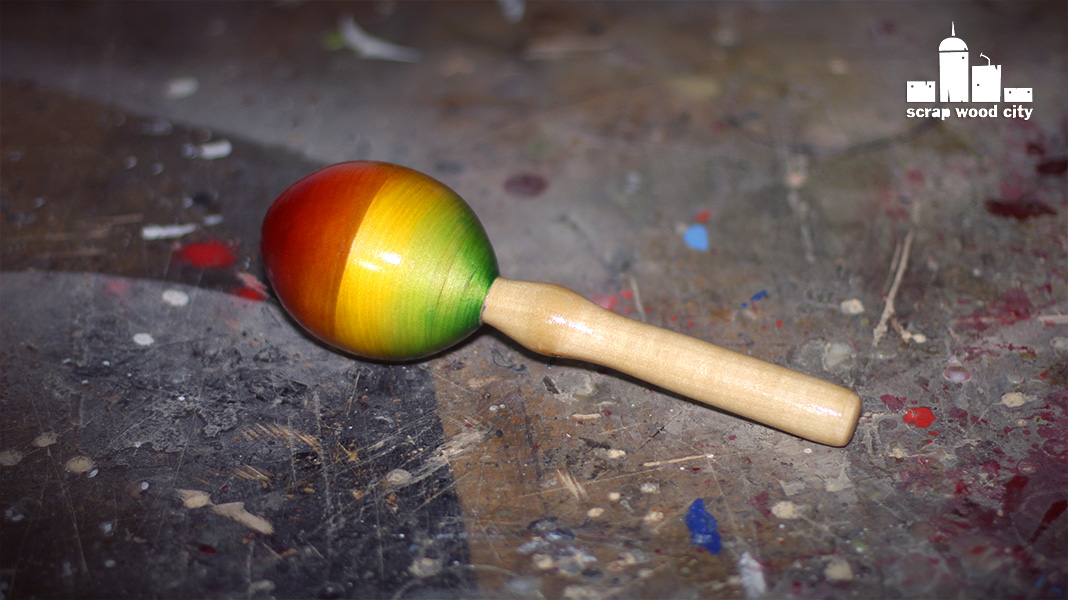 scrap wood city: How to make a maraca on the lathe