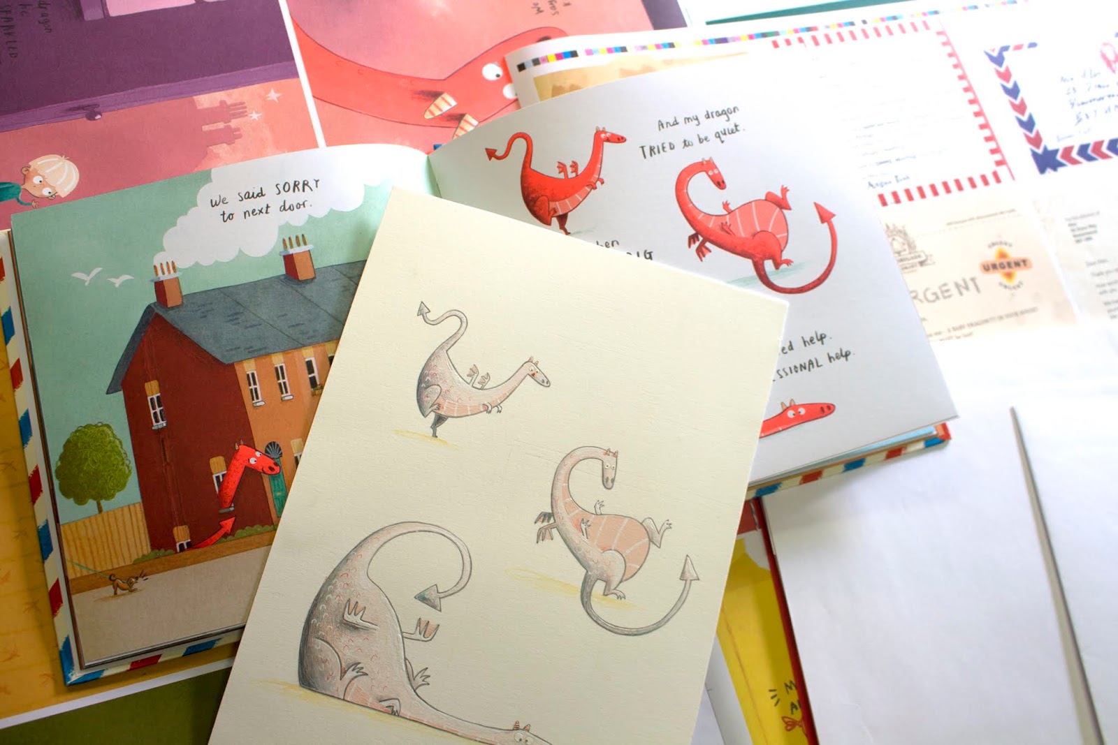 Picture Book Party: Picture Book of the Month - Dragon Post by Emma Yarlett