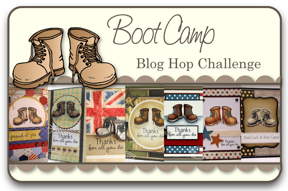 Stamps 'n Shamrocks : Boot Camp/Get In Gear Blog Hop Challenge