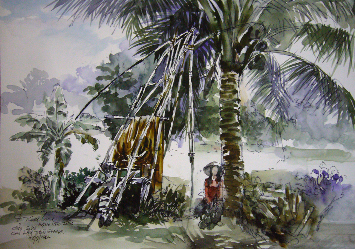 Artist DANG KIM LONG: Artist DANG KIM LONG (1955)