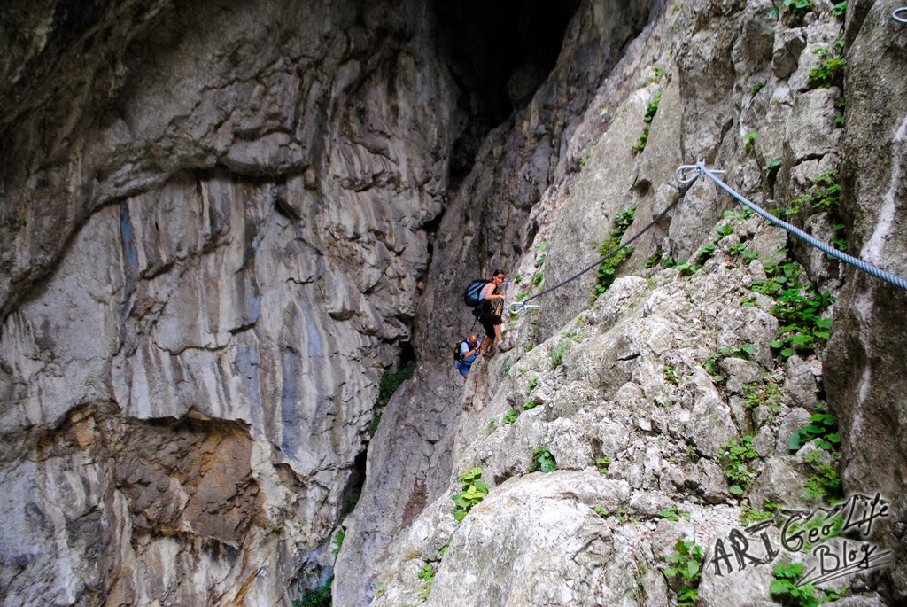 Via Ferrata Cheile Turzii, ruta montata de Sky Fly