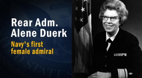 First female admiral, Alene Duerk, passes away