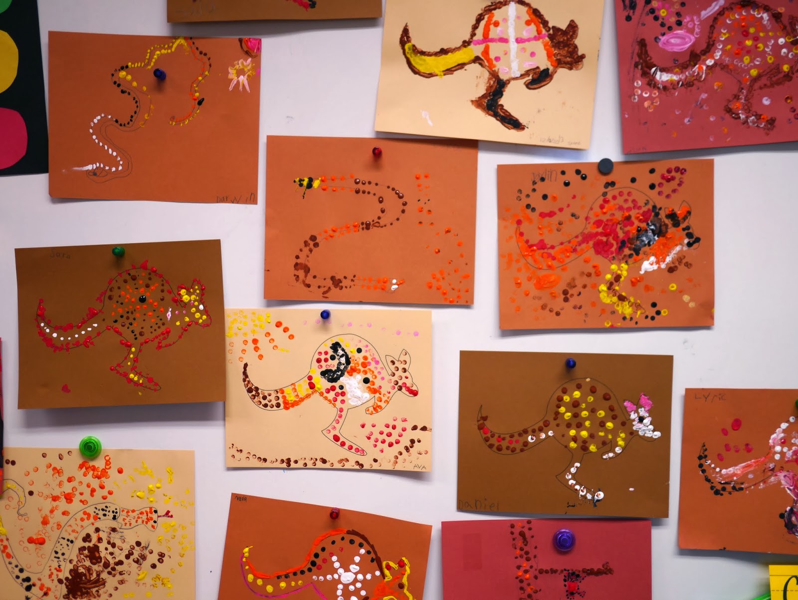 Little Hiccups: Aboriginal Dot Art Activity