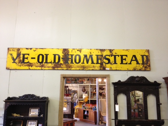 Oddfellows Antique & Design Warehouse: All signs point to...