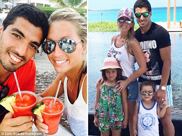 Luis Suarez Enjoys Vacation With Family After Copa America ...
