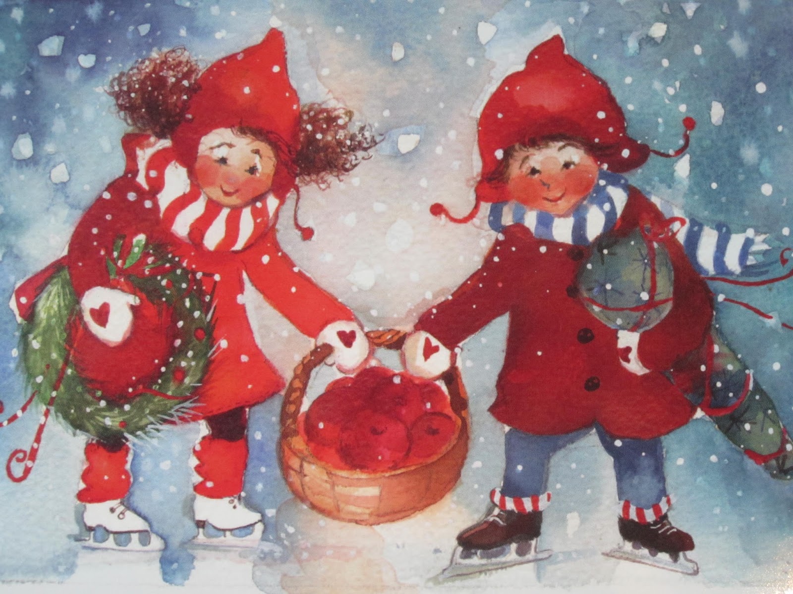 Kortteihin joulurunoja