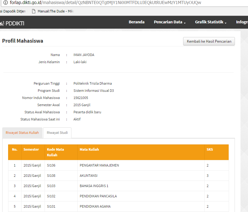 Cara Cek Data Mahasiswa Secara Online