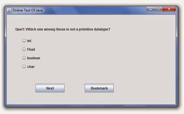 My Life with Java & Salesforce........ By Bhupender Dagar: Online Exam Project in Java Swing ...