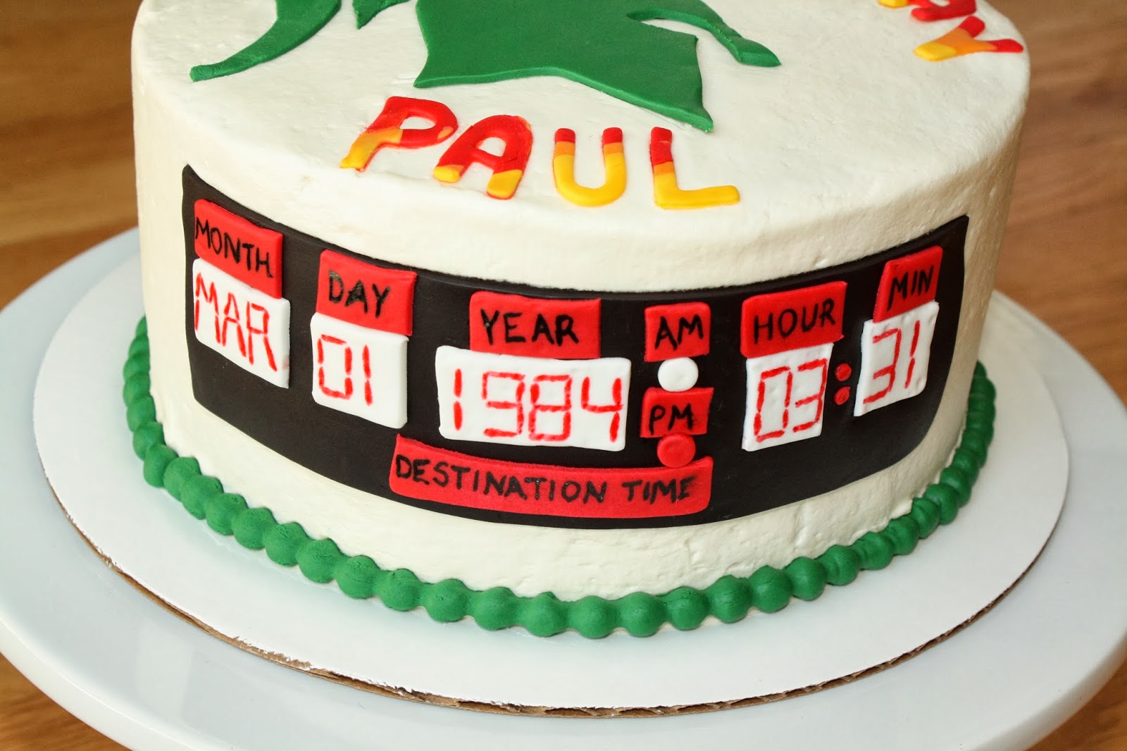 Kake: Michigan State & Back to the Future Cake