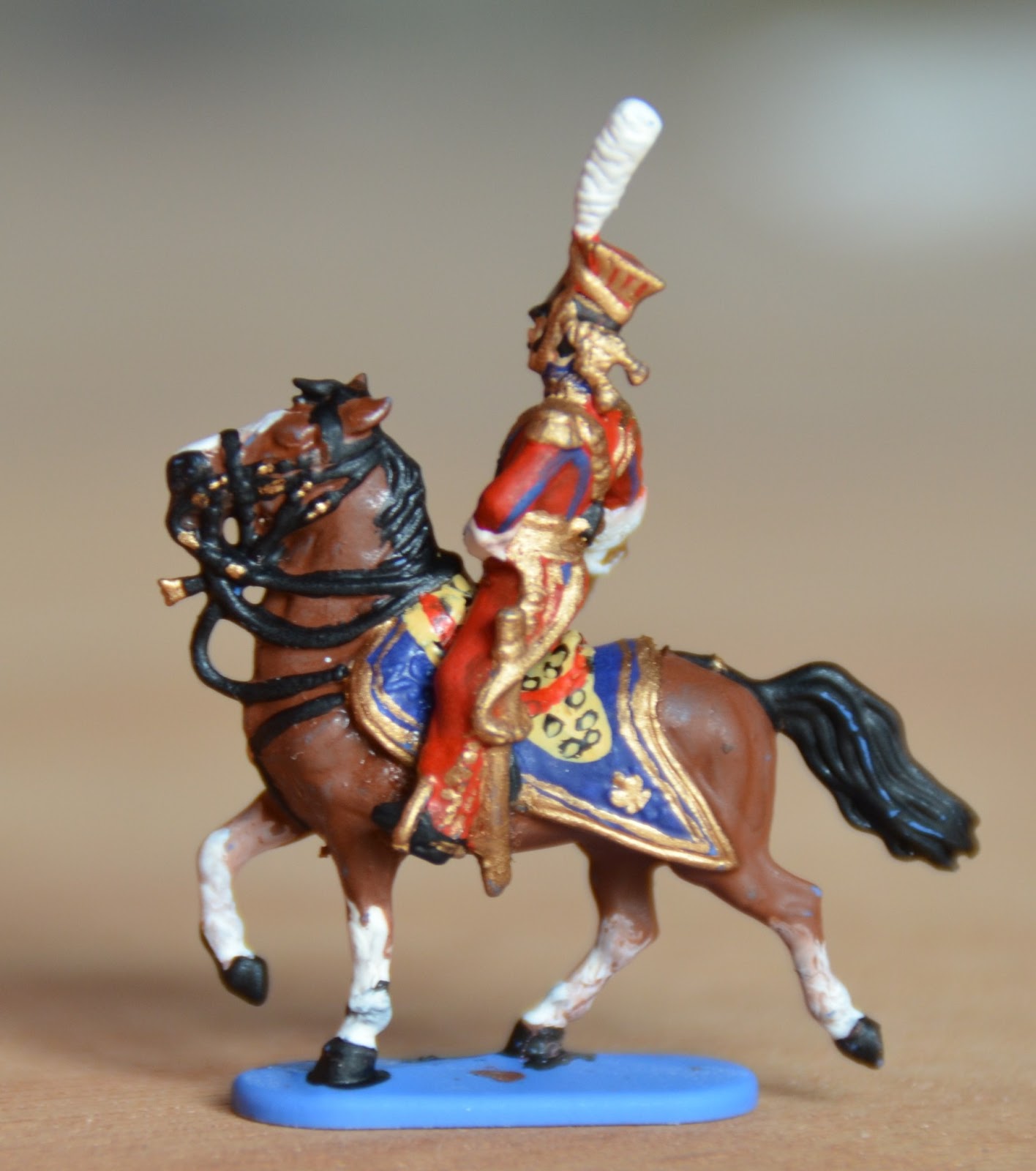 Dioramas 1/72: Général de Colbert, colonel-commandant, figurine au 1/72