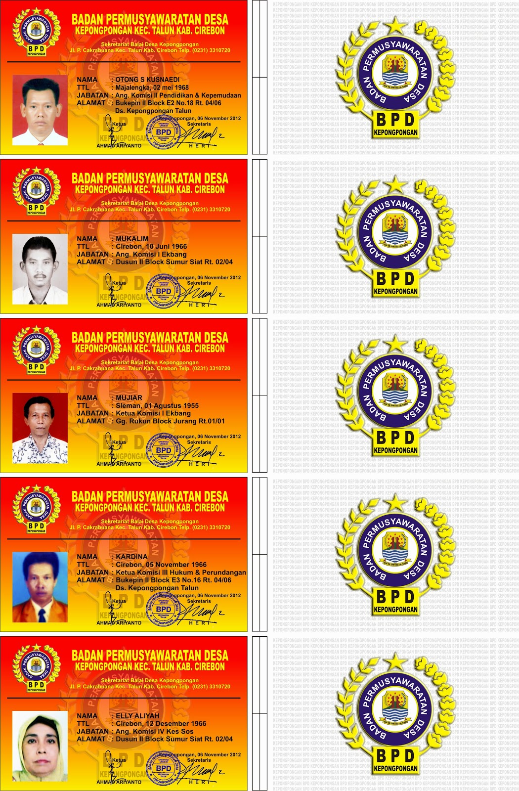 BPD KEPONGPONGPONGAN TALUN