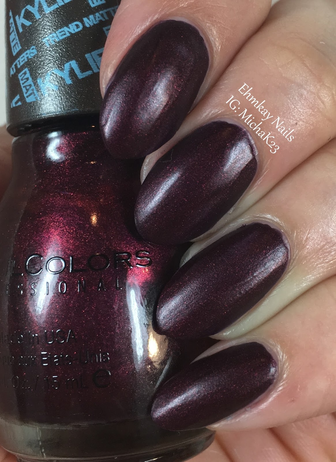 ehmkay nails: Sinful Colors Kylie Jenner Trend Matters Pure Satin Matte ...