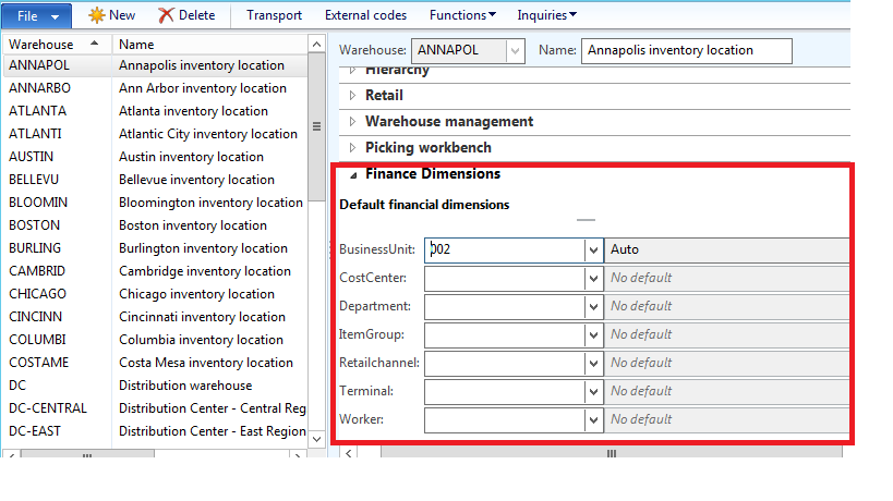 Microsoft Dynamic Ax: Default finance dimensions In Ax 2012 R3 using ...