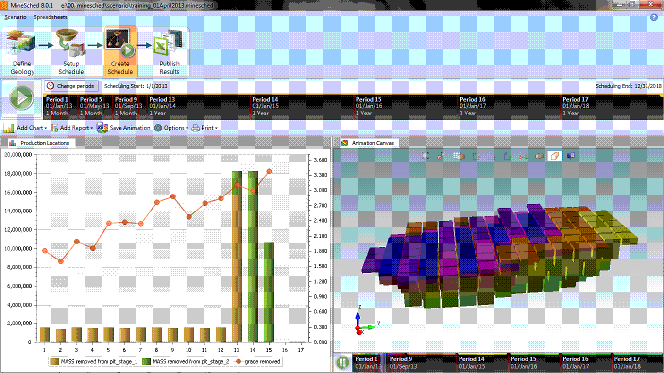 MineSched (aplikasi scheduler for mine planning engineer) | HAULING POINT