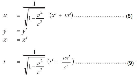 Jendela Pendidikan: Postulat Teori Relativitas Einstein, Transformasi ...