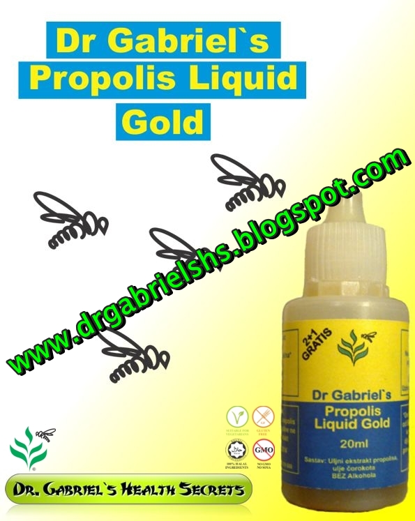 Dr Gabriels's Propolis Liquid Gold - Propolis kapi ~ Dr Gabriel's ...
