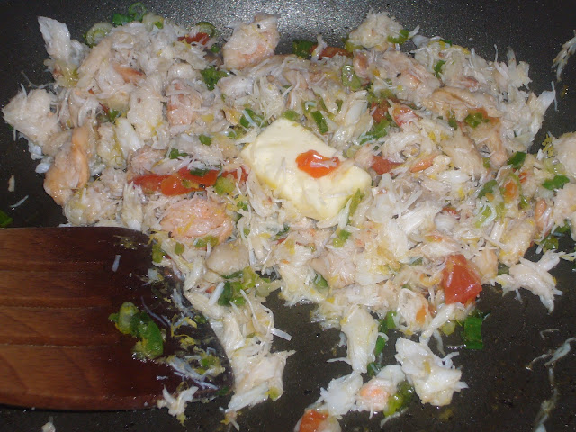 Kitchen Sink Diaries: Crab Salad with Poached Eggs