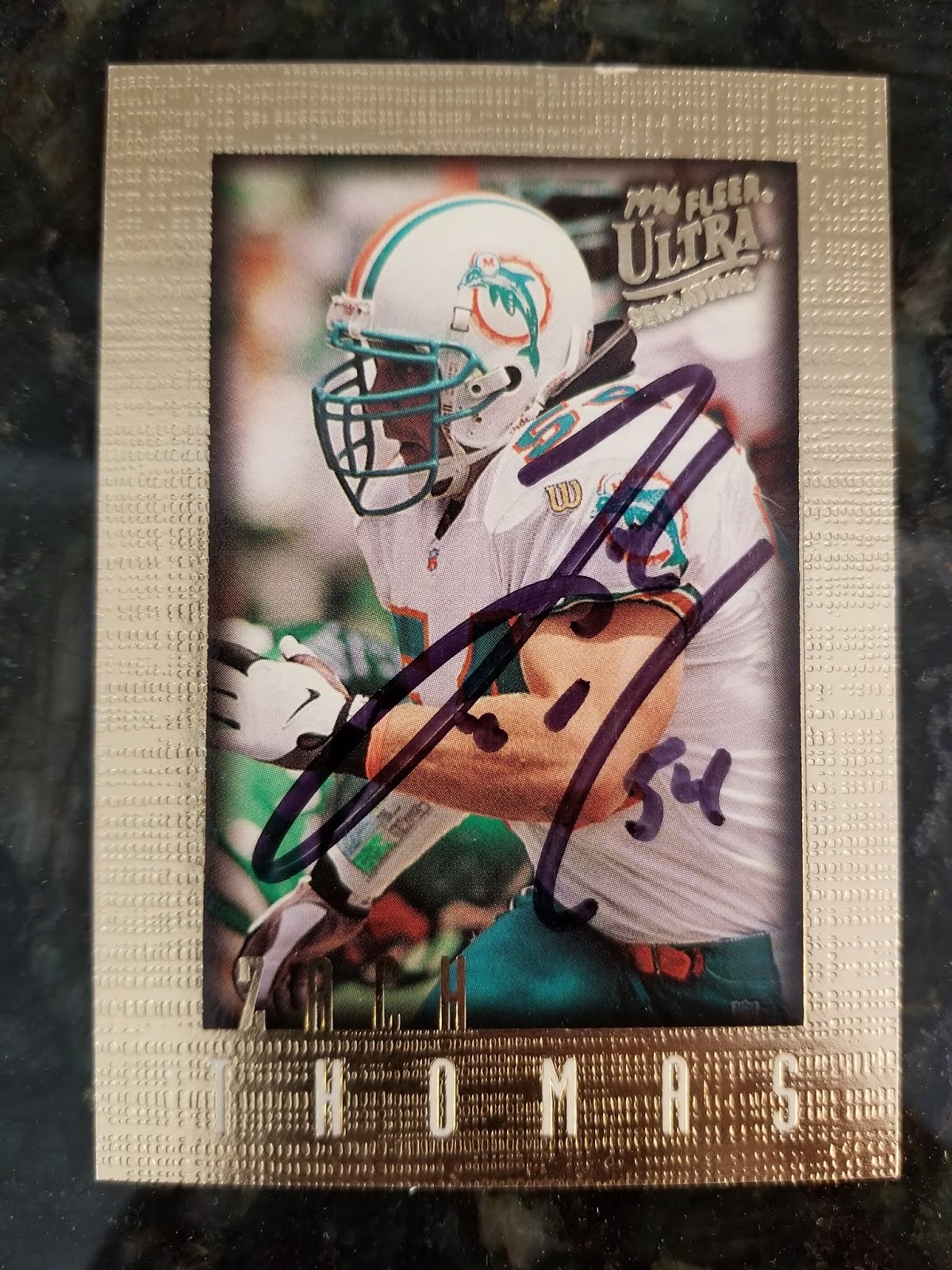 Autograph Through The Mail Athletes: Zach Thomas